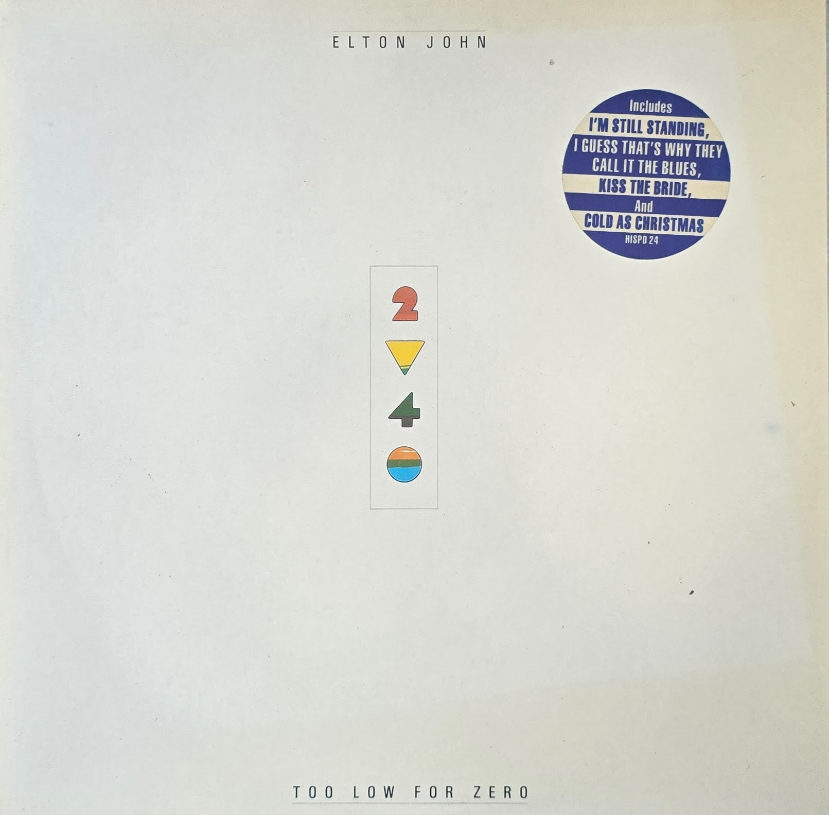 Elton John – Too Low For Zero – Vinyl Legend
