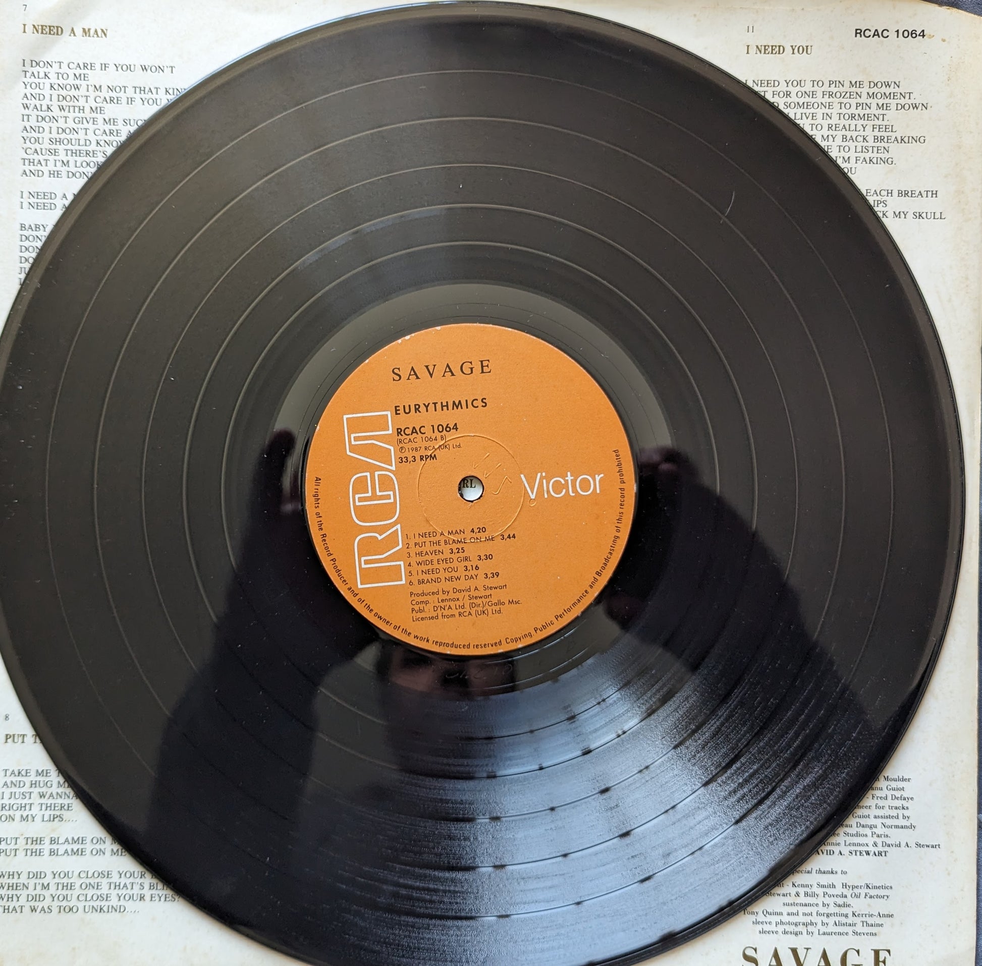 Eurythmics - Savage – Vinyl Legend