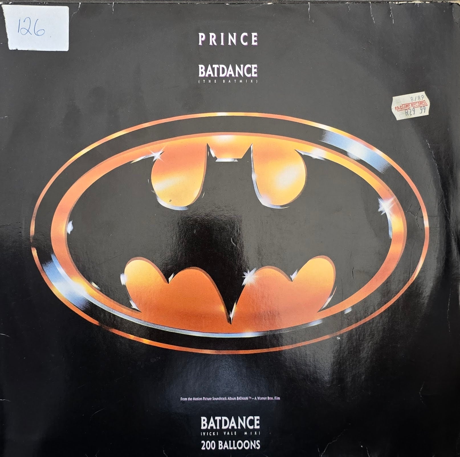 Prince – Batdance (The Batmix) 12", 45 RPM, Maxi-Single – Vinyl Legend