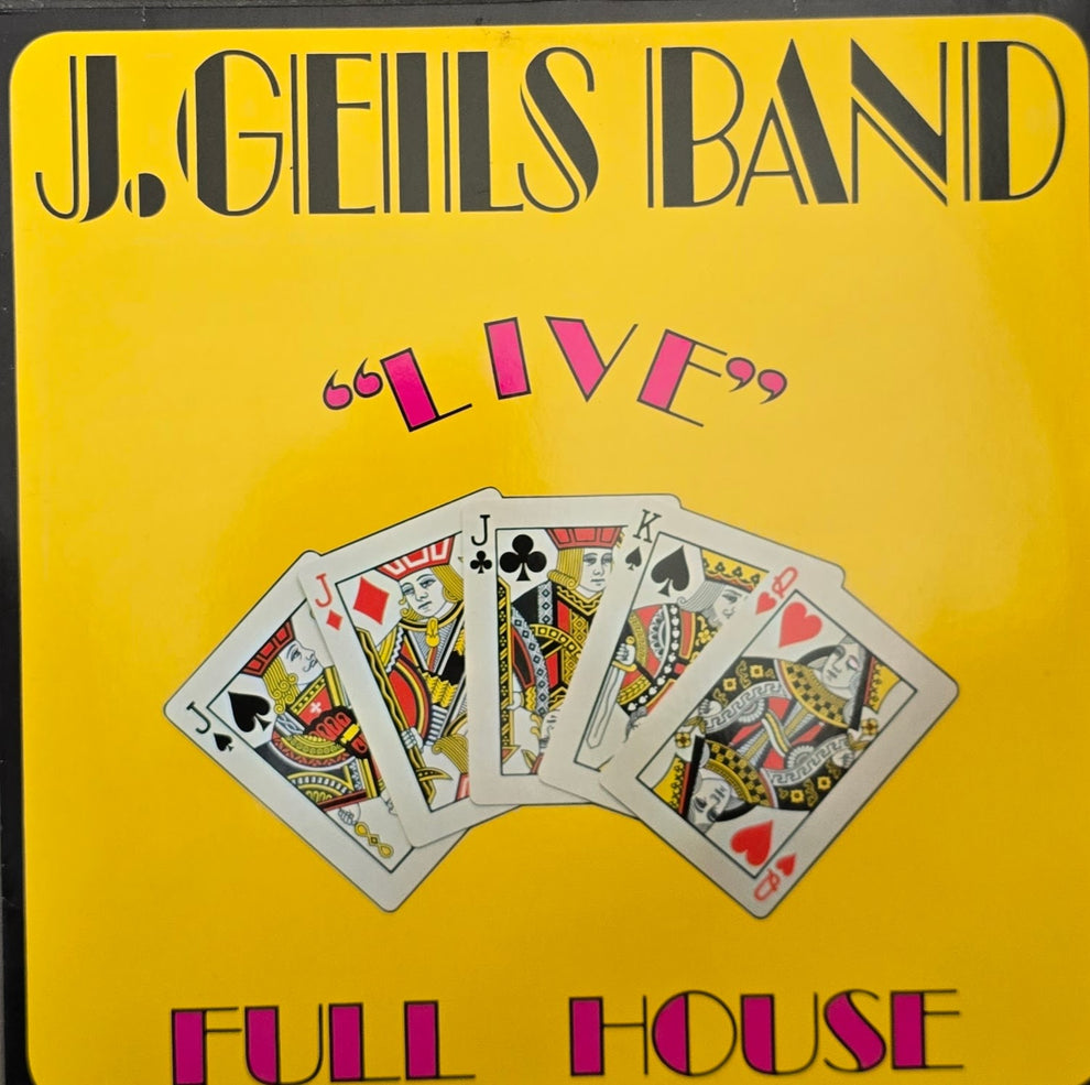 The J. Geils Band – "Live" Full House – Vinyl Legend